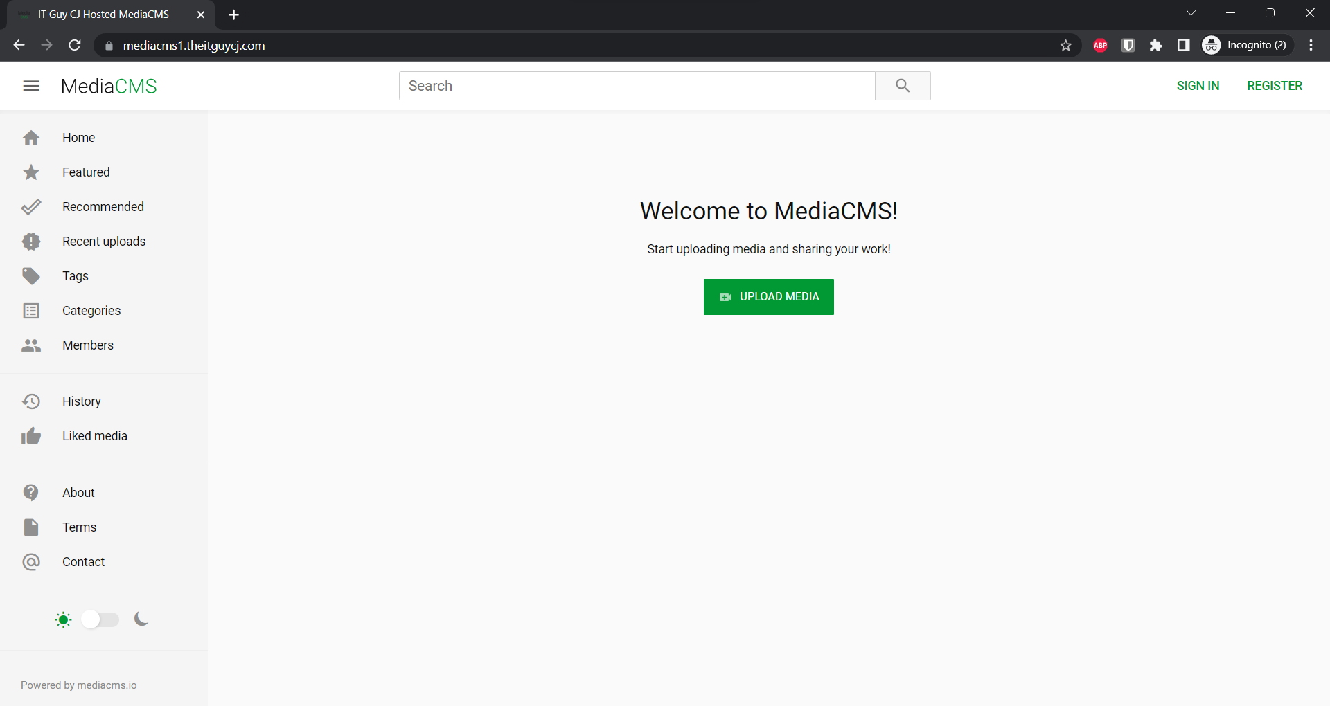 Self-host and share your videos, audio, and pictures with MediaCMS – The IT Guy CJ
