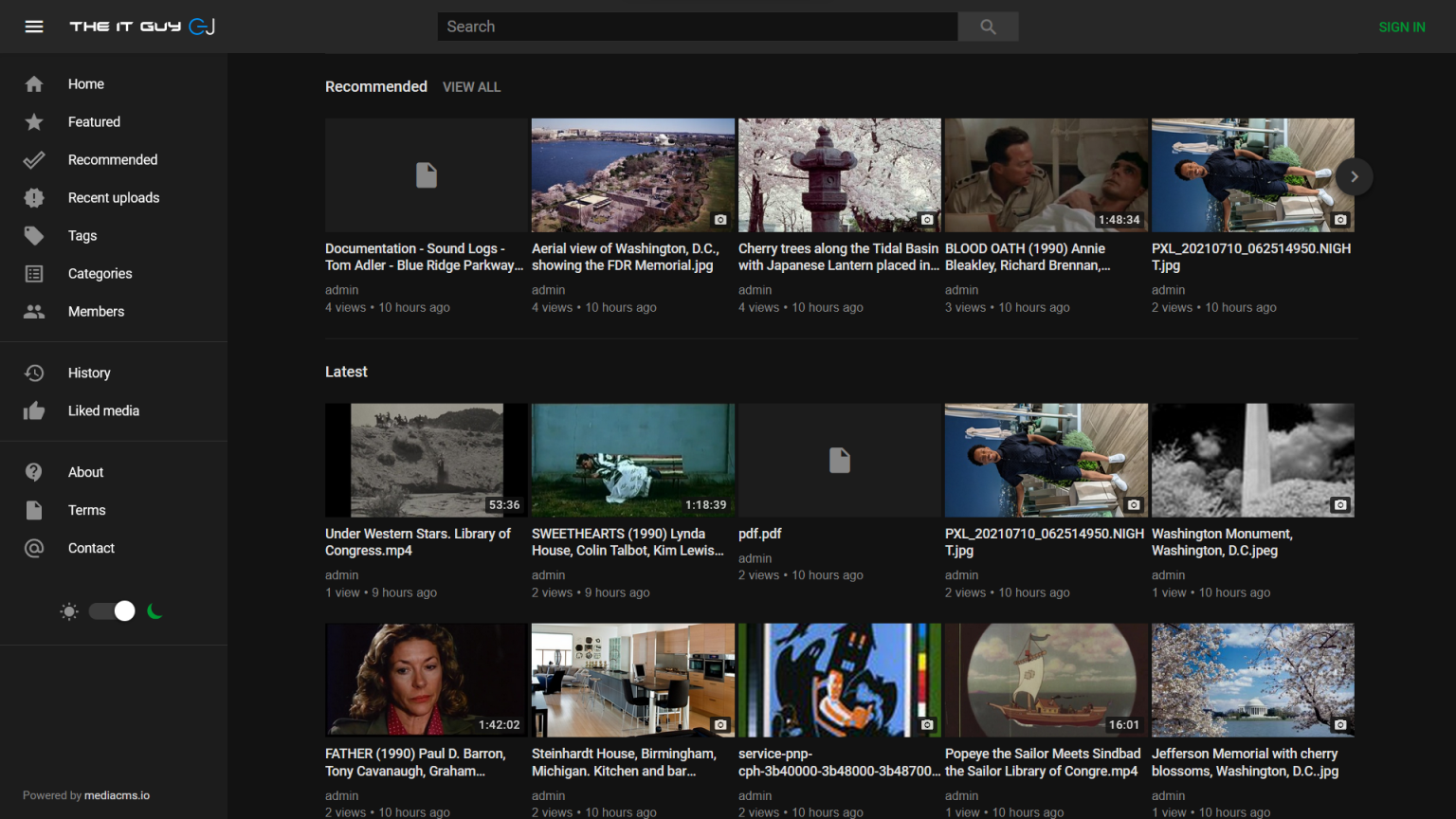 Self-host and share your videos, audio, and pictures with MediaCMS – The IT Guy CJ